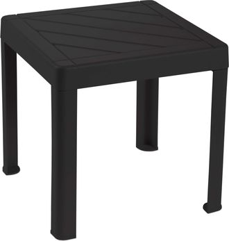 Dea Home Pop-Couchtisch für den Innen- und Außenbereich aus Polypropylen, Maße: 39 x 39 x 38 cm, Art. 920 (Anthrazit)