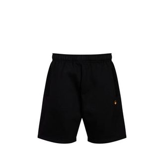 Carhartt Work in Progress Short de surv&ecirc;tement uni en coton m&eacute;lang&eacute;