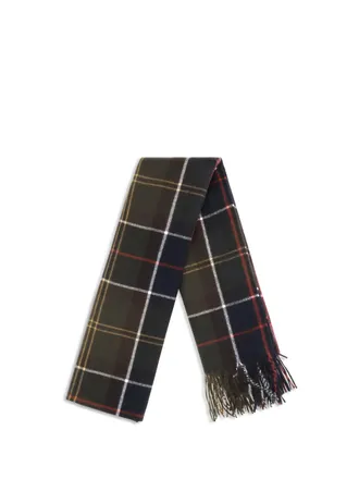 Barbour Womens Stanway Tartan Wrap Scarf Classic Scarfs