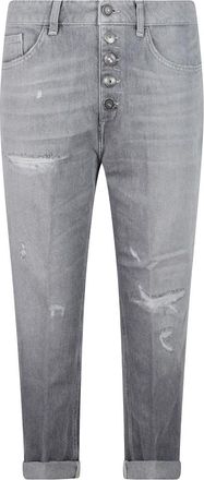 Dondup Femme, Jeans, Gris, Taille: W24 Koons Loose Cotton Jeans