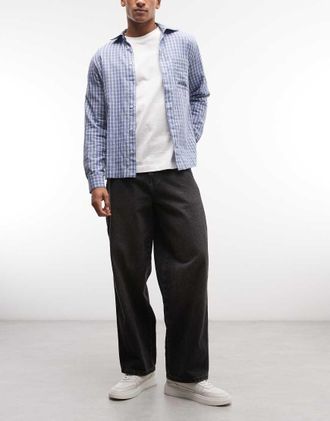 Dickies 958 - Weite, schmal zulaufende Work-Jeans in Schwarz