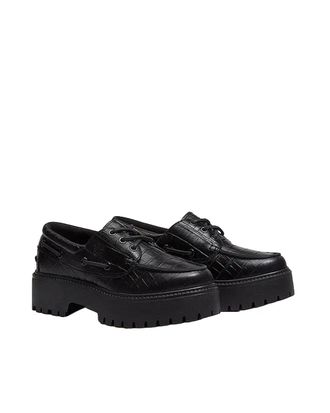 Timberland Stone Street Boat Shoe - Black