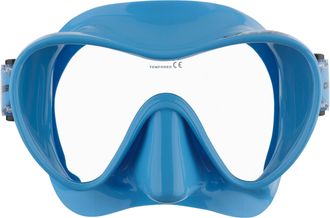 Cressi F1 Rahmenlose Tauchermaske - Taucherbrille Erwachsene zum Schnorcheln - Einzelscheibe Glas - Mikroschnallen - Dicht beim Tauchen - Unisex Schnorchelma