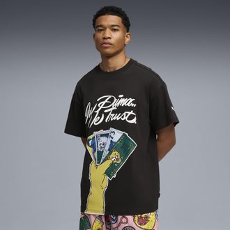 Puma T-shirt Commissioner Dylan IV Homme, V&ecirc;tements, Noir, L