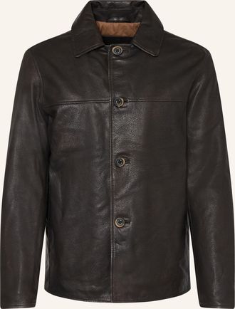 Milestone Lederjacke Msmarlon schwarz