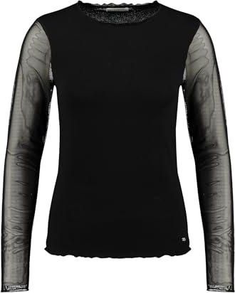 Key Largo Key Largo Lara New Round T-Shirt à Manches Longues, Noir (1100), XX-Large Femmes