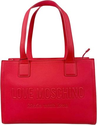 Love Moschino Femme, Sacs, Rouge, Taille: ONE Size GRS Shopping Tote