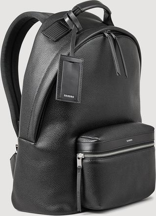 Sandro Sac &agrave; dos en toile enduite