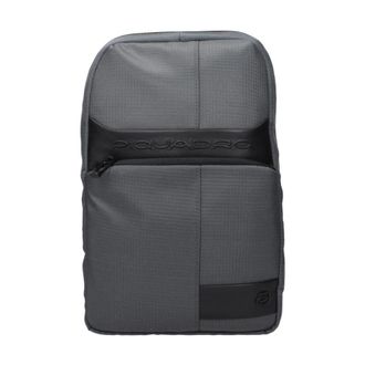 Piquadro Graue Stoff Crossbody Tasche f&uuml;r Frauen - - Bags - Herren - Grau - ONE SIZE