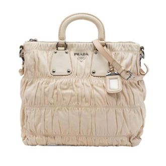 Prada Sacoche Pre-owned - Femme - Pre-owned - Beige - Taille: ONE Size