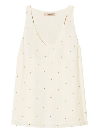 Twin-Set débardeur à ornements - Tons neutres