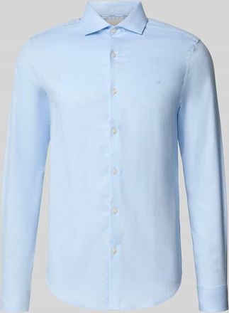 Calvin Klein Slim Fit Businesshemd aus Baumwoll-Mix