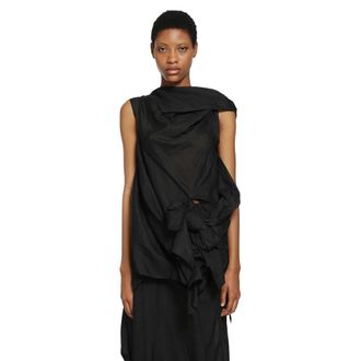 Yohji Yamamoto Twisted Detail Blouse