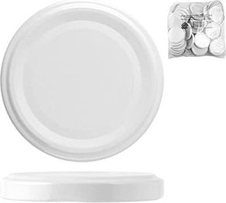 hOme Home 4181882 Twist-Off-Kapseln, 82 mm, 50 Stück, 18/10 Steel