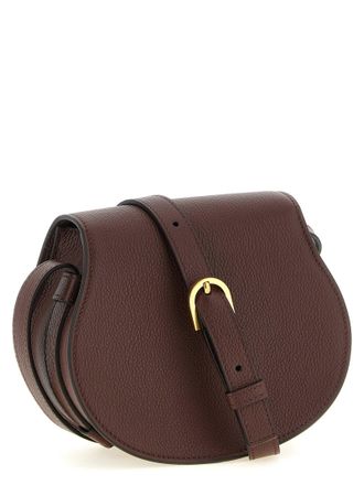 Chlo&eacute; Marcie Calfskin Leather Crossbody Bag - Brown