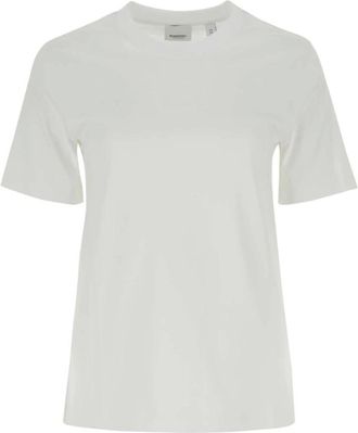 Burberry Femme, Tops, Blanc, Taille: 36 FR T-Chemises
