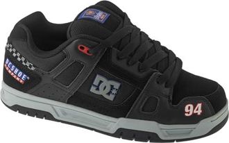 DC DC Stag Chaussures de skate pour homme, noir/gris/bleu, 41 EU