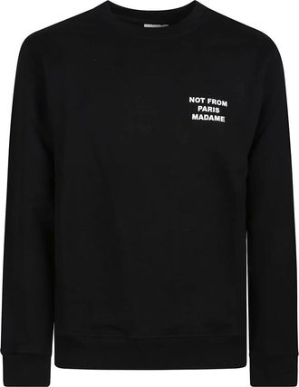 Dr&ocirc;le de Monsieur Homme, Sweatshirts et sweats &agrave; capuche, Noir, Taille: S Le SweaT-shirt Slogan