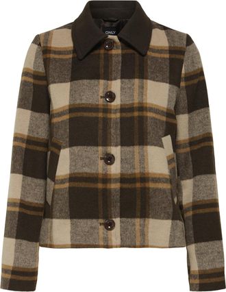 Only Onlimmy Life Check Jacket OTW