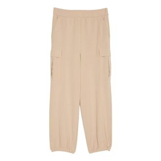Twinset Beige Hose mit Seitentaschen - - Trousers - Damen - Beige - S