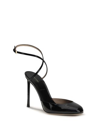 Tom Ford Womens Selen Pumps Black Calf Leather Bos Taurus High Heel Shoes