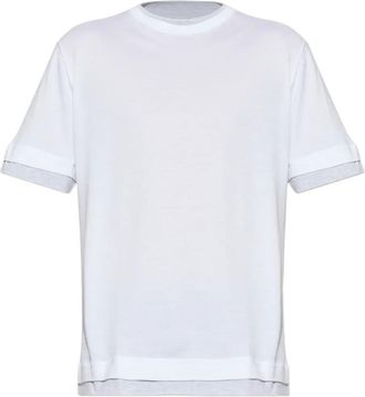 Eleventy layered-effect T-shirt - Wei&szlig;