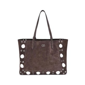 Valentino Garavani Femme, Sacs, Brun, Taille: ONE Size Sac Fourre-Tout Nellc&ocirc;te en Daim