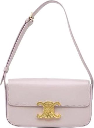 Celine Sac bandouli&egrave;re vintage doccasion - Femme - Pre-owned - Violet - Taille: ONE Size