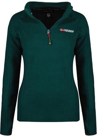 Geographical Norway Tug HZ Lady - Micro-polaire Femme Chaude Fermeture Zip - Veste Automne Hiver Printemps Chaud Femmes - Longues Manches Pull Fourrure Doux Confort Outdo