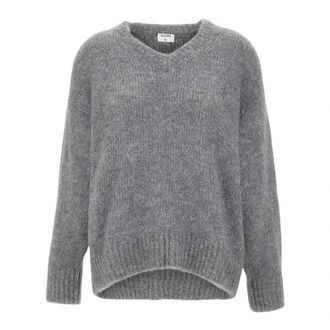 Filippa K Weicher Alpaka-Pullover - - Knitwear - Damen - Grau - XS