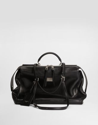Dolce & Gabbana Vittoria Leather Bag - Frau Schulter- Und Umh&auml;ngetaschen Schwarz Onesize