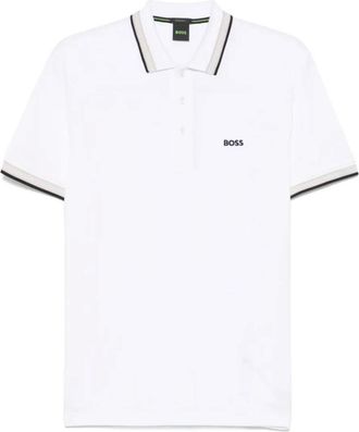 HUGO BOSS Homme, Tops, Blanc, Taille: S Polo Classique