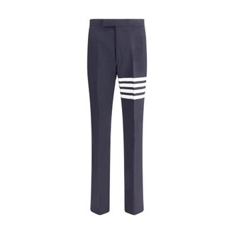 Thom Browne 4-Bar Wollhose - - Trousers - Herren - Blau - XS
