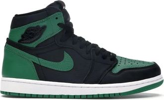 Nike Low-Top Sneaker - Jordan 1 Retro High Pine Green Black - Gr. 42,5 (EU) - in Wei&szlig; - f&uuml;r Damen