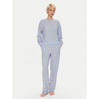 DKNY Pyjama YI80030 Himmelblau Relaxed Fit