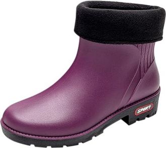 Generico Bottines tendance automne-hiver au design ergonomique pour climat humide avec adh&eacute;rence am&eacute;lior&eacute;e. Bottes confortables pour la marche, respirantes et 