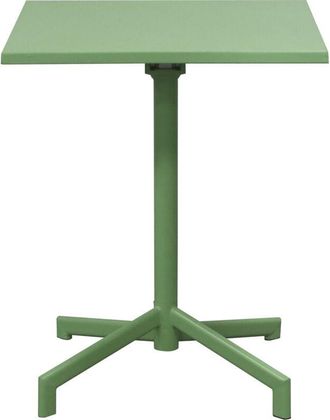 M&S Collection M&s - Table de jardin 60x60x71cm en métal vert - baca