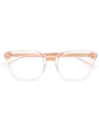 Gucci lunettes de vue à monture rectangulaire - Rose
