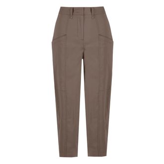 Bomboogie Femme, Pantalons, Brun, Taille: 38 FR Pantalon Cargo Coupe Ballon