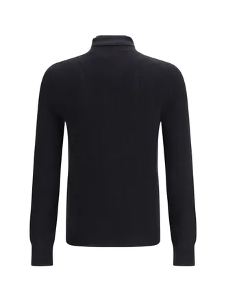 Dries Van Noten Mens Sweater Mettur Dark Grey Fleece Wool (ovis Aries)