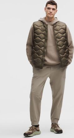 lululemon Pantalon de jogging ABC standard Warpstreme bross&eacute; pour Hommes - Gris - Taille 2XL