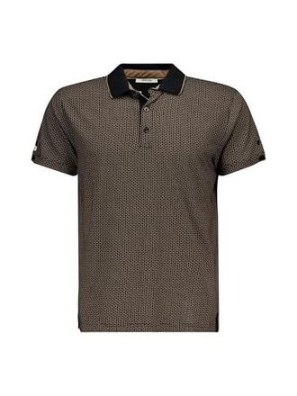 Deeluxe Polo en 100% Coton &agrave; Motif g&eacute;om&eacute;trique raffin&eacute; Polo Horus Regular Homme