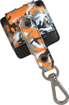 Dolce & Gabbana Multicolor Camouflage Leder Airpods H&uuml;lle - - Accessories - unisex - Mehrfarbig - ONE SIZE