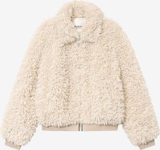 Isabel Marant Manteau Tayma - Femme - &Eacute;cru - Taille 34 - Marant &Eacute;toile
