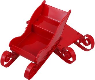 Aboofan 2st&uuml;cke Schlitten-deko aus Plastik Weihnachtsschlitten f&uuml;r Tischdeko H&auml;ngender Weihnachtsschlitten als Party-Dekoration DIY-Schlitten f&uuml;r Weihnachtsde