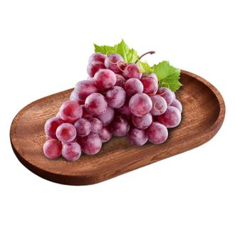 Generic Massivholzplatten | ovaler Servierteller aus Holz | Serviertablett aus Naturholz f&uuml;r Restaurant, Haus, Caf&eacute; und Arbeitsplatz