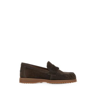Hogan Femme, Chaussures, Brun, Taille: 38 1/2 EU H720 Mocassino