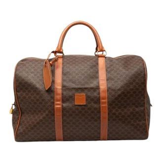 Celine unisex, Pre-owned, Brun, Taille: ONE Size Sac de voyage en tissu Pre-owned