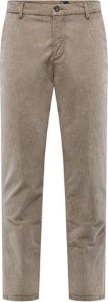 Bomboogie Homme, Pantalons, Brun, Taille: W33 Pantalon Chino Coupe Slim en Velours Stretch
