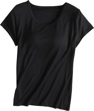 Generic Camisole Femme D&eacute;bardeur avec Soutien-Gorge Int&eacute;gr&eacute; Camisole Sport avec Brassi&egrave;re Caraco D&eacute;bardeur De en Yoga sans Manches Haut Tank Top Gilet Rembour